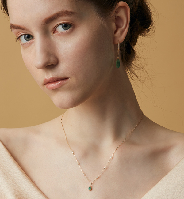 K10エメラルドリバーシブルチャーム|agete(アガット)の通販｜アイルミネ